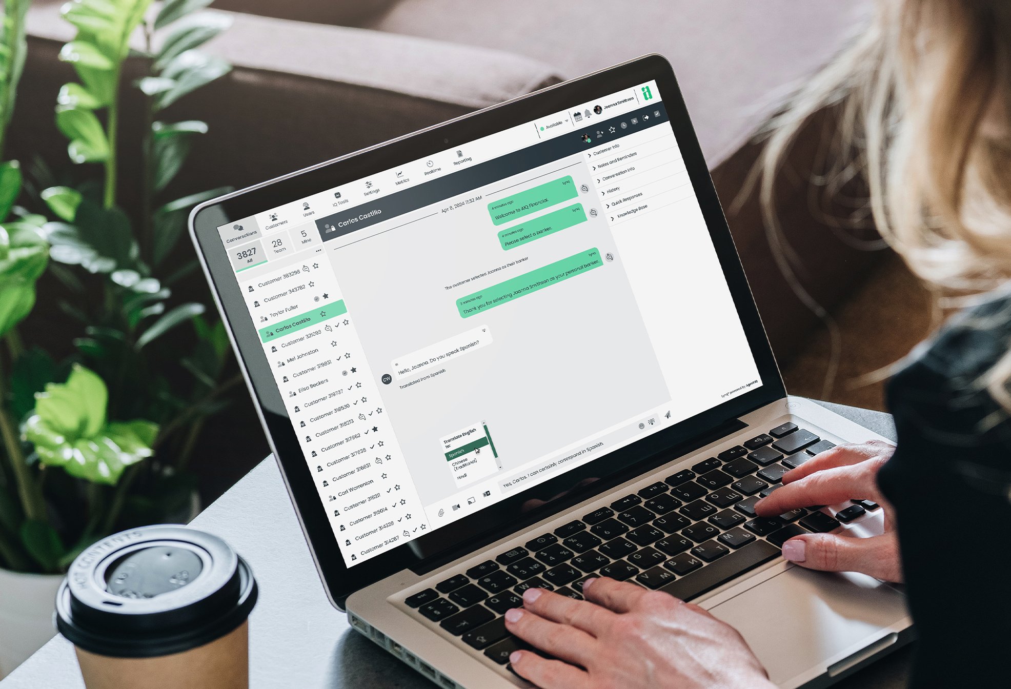Real-time translation